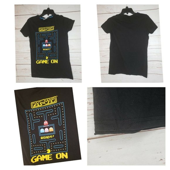 Primark | Shirts & Tops | Primark Game On Pac Man Retro Graphics Kids ...